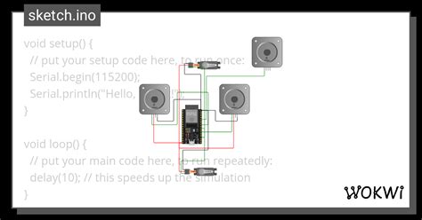 Esquema De Control Wokwi Esp32 Stm32 Arduino Simulator