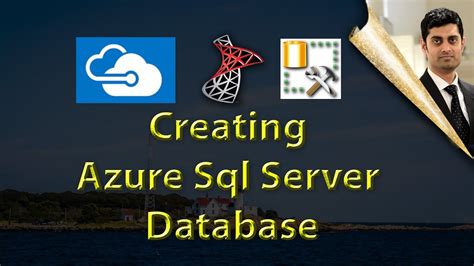 Creating Azure Sql Server 2016 Database Youtube