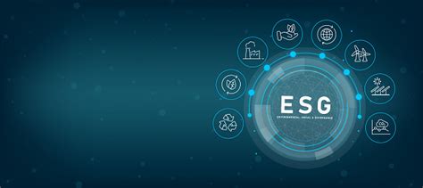 Esg는 녹색 벡터 배경의 네트워크 연결에 대한 지속 가능하고 윤리적 인 비즈니스 개념의 환경 사회 및 거버넌스에 대한 아이콘입니다 지속 가능한 생활 양식에 대한 스톡 벡터