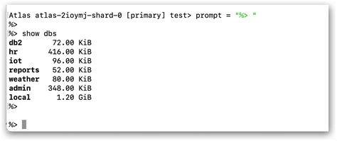 Working With Mongodb Shell Simple Talk
