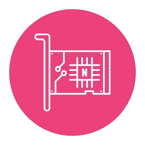 Premium Vector Network Interface Card Vector Illustration