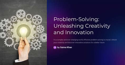 Problem Solving Unleashing Creativity And Innovation
