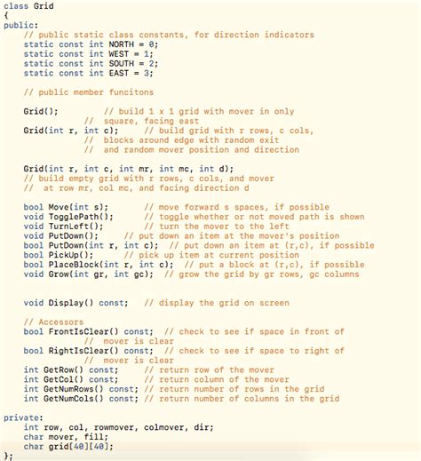 Task You Will Write A Class Called Grid And Test Chegg Com