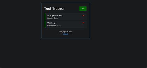 Github Jessefrench React Task Tracker A Simple Crud App To Get Comfortable Working With React