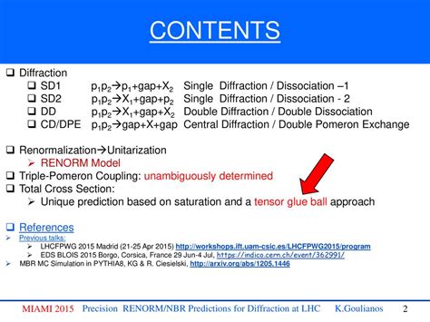 Precision Renorm Mbr Predictions For Diffraction At Lhc Ppt Download