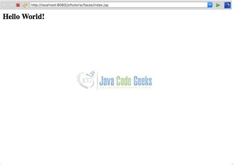 Jsf 20 Tutorial For Beginners Java Code Geeks