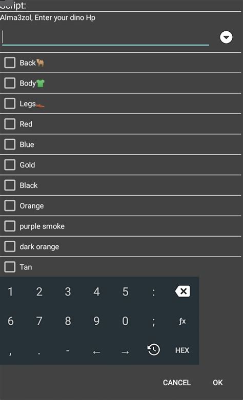 ark survival evolved mobile hack script 2 3 0