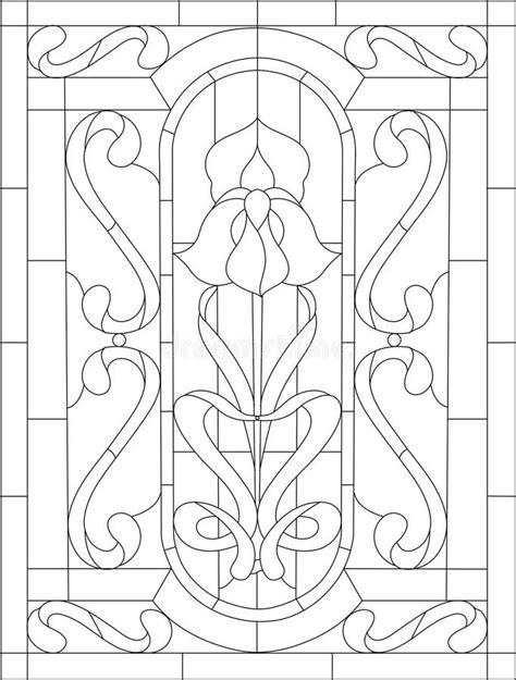 American Bevel Designs For Glass Art Stock Vector Illustration Of