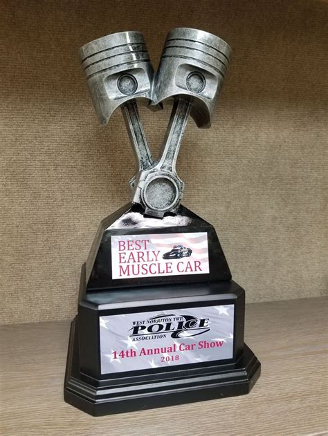 Now Thats A Car Show Trophy Engine Trophies For Car Shows Car