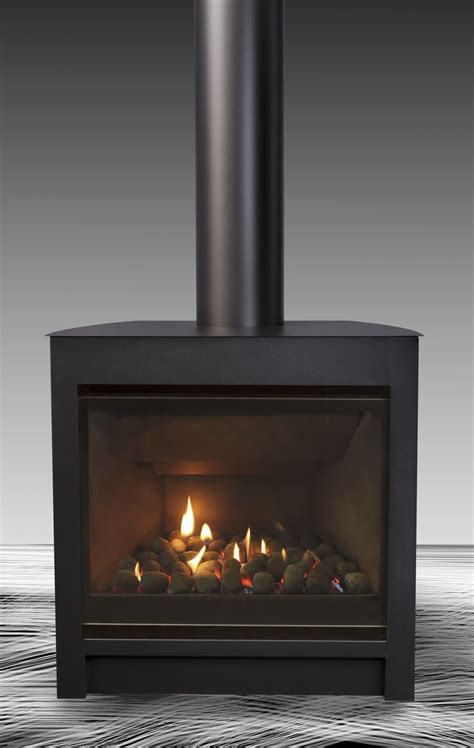 Free Standing Glass Gas Fireplace At Arnulfo English Blog