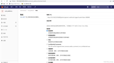Git代码提交后jenkins构建和自动部署gitlab提交 后立马部署 Csdn博客