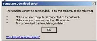 Microsoft Word Template Download Error Techyv Com