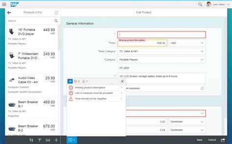 Message Popover Sap Fiori For Web Design Guidelines
