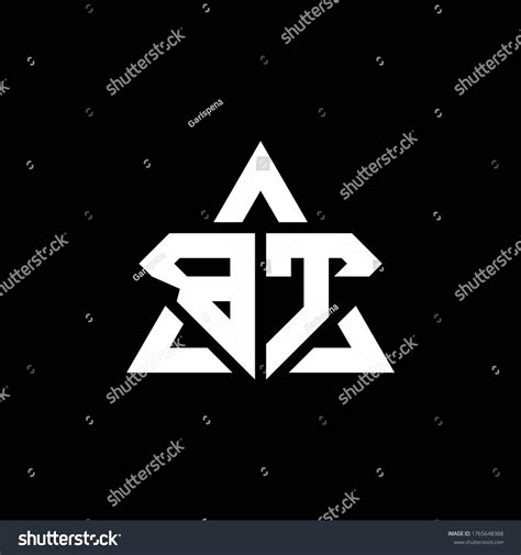 Bt Monogram Logo Diamond Shape Triangle Stock Vector Royalty Free Shutterstock