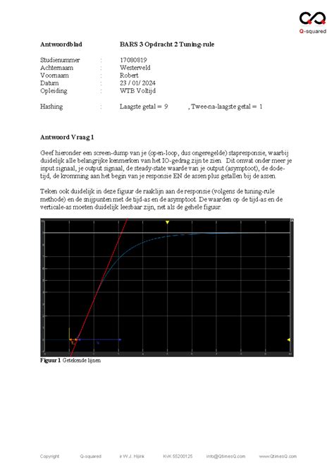 Bars3 Opdracht 1 Tuning Rules Robert Westerveld Antwoordblad Bars 3 Opdracht 2 Tuning Rule
