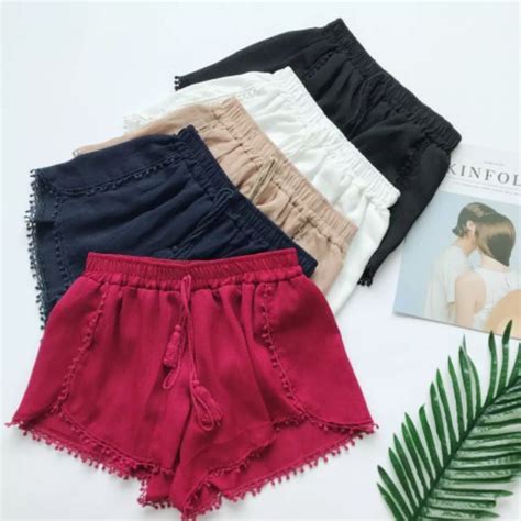 Jmb 0305lx Ft 24 30 Comfy Pompom Sex Ladies Shorts Shopee Philippines