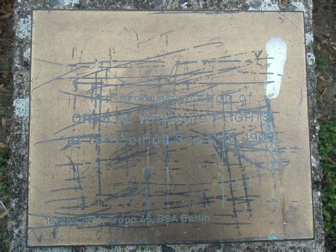 Gedenktafeln In Berlin Orville Wright