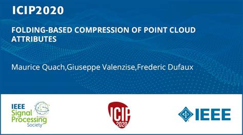 folding based compression of point cloud attributes ieeetv