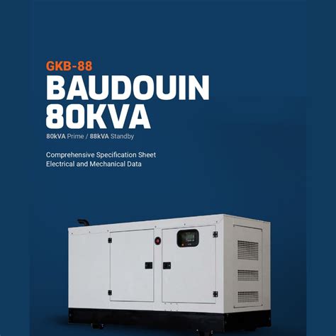 Baudouin 80kva Generator Generators Sa