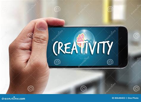 CREATIVITY Creative And Design Thinking Innovation Process Crea Stock Image Image Of Design