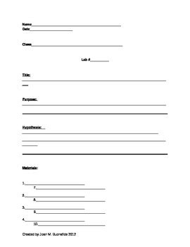 Lab Report Template Word Best Template Ideas