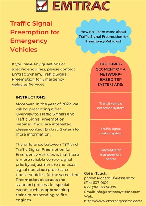 Ppt Traffic Signal Preemption For Emergency Vehicles Powerpoint Presentation Id11152753