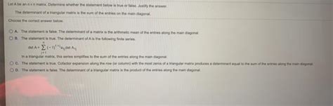 Solved Explore The Effect Of An Elementary Row Operation On
