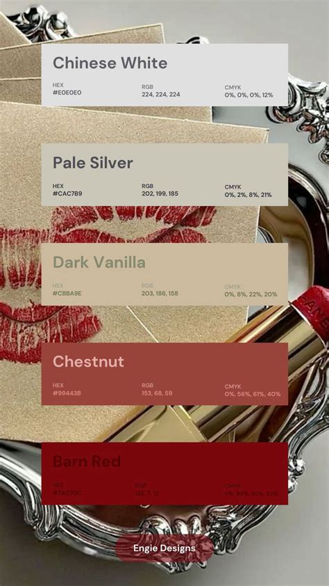 5 Colour Pallet Covers Kiss Aesthetic Themed 💋 In 2025 Color