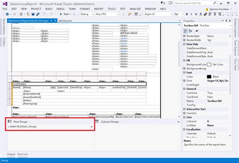 Axapta SSRS Report Grouping AX Stack Overflow