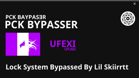Github Lil Skiirrttpck Bypasser Allow You To Unpack All Pcks Files By Bypassing The Security