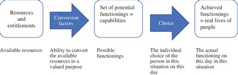 A Schematic Representation Of The Capability Approach Download Scientific Diagram