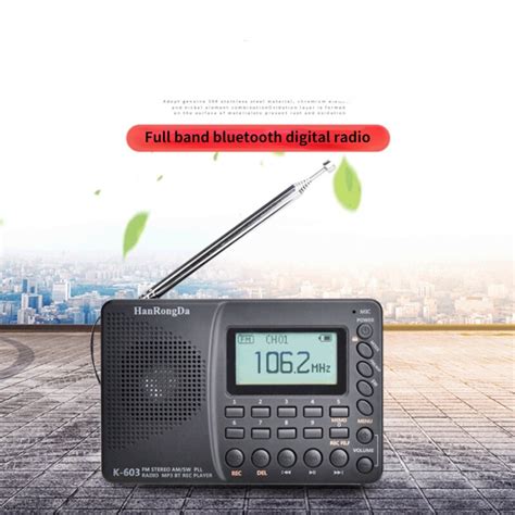 Portable Digital Radio LCD Display FM AM SW Radio Vicedeal