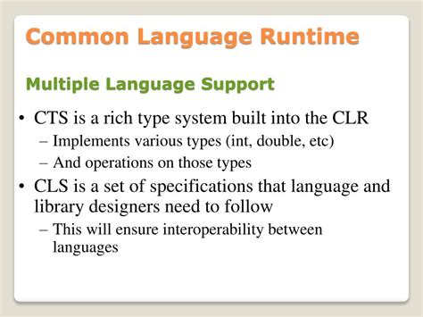Ppt Introduction To Net Framework By Quontrasolutions Powerpoint