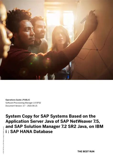 System Copy For Sap Systems Based On The Application Server Java Of Sap Netweaver 7 5 And Sap