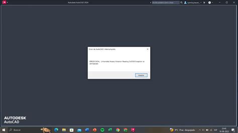 Solucionado Error Al Abrir La Aplicación En Autocad 2024 Autodesk Community