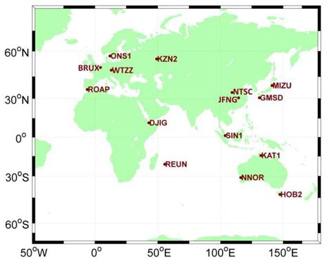 Geographic Distribution Of Stations Used For Model Estimation Download Scientific Diagram