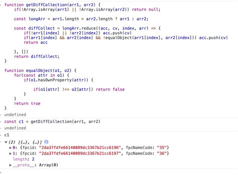 Javascript Js求两个对象数组的差集 Segmentfault 思否