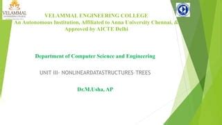 Unit III NON LINEAR DATA STRUCTURES PPT