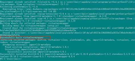 Python 虚拟环境管理神器virtualenvwrapper win for windows 礼拜 博客园