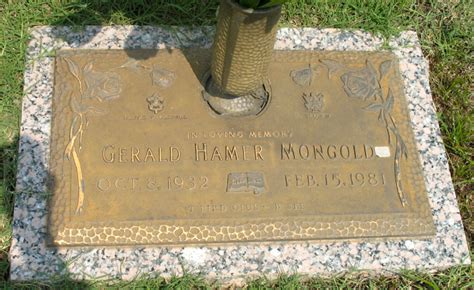 Gerald Hamer Mongold 1932 1981 Find A Grave Memorial