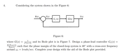 Solved Considering The System Shown In The Figure Chegg