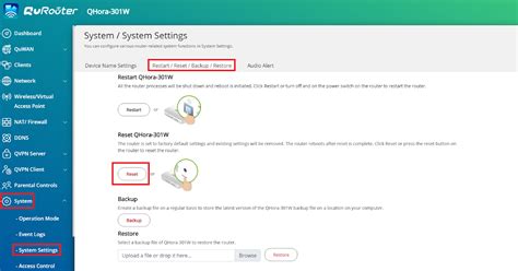 How Can I Perform A Factory Reset On A Qhora 301w Qnap