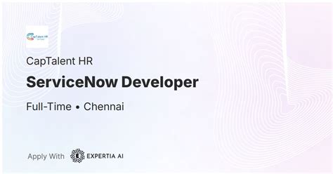 Servicenow Developer Job Chennai Mid Level