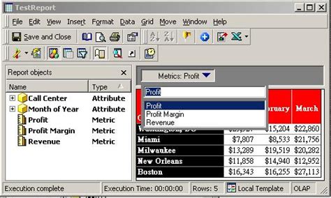 Kb11939 How To Place Metrics In The Page By Of A Report In Microstrategy Developer