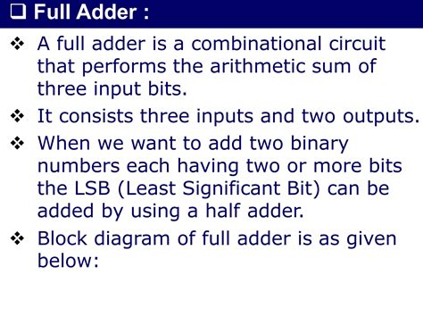 Combinational Circuit Half Adder Full Adder Pdf Programming Languages Computing