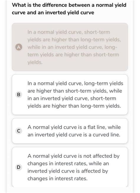 Solved What Is The Difference Between A Normal Yield Curve Chegg Com
