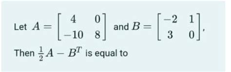 Solved Let Aleft Begin Array Cc 4 And 0 10 And