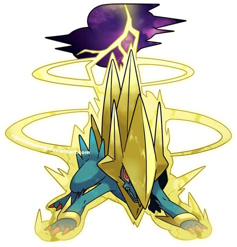 Mega Manectric By Nganlamsong On Deviantart