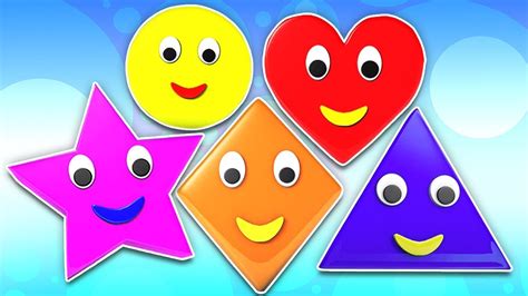 รูปร่างเพลง เรียนรู้รูปทรงเรขาคณิต ชื่อไทยของรูปทรง บ๊องในไทย บทกวีสำหรับเด็ก Shapes