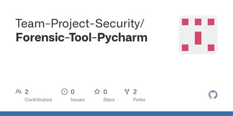 Github Team Project Securityforensic Tool Pycharm